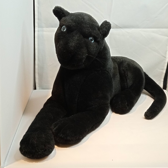 GOFFS INT'L CORP | Toys | Vintage Black Panther Plush Blue Eyes A2 ...